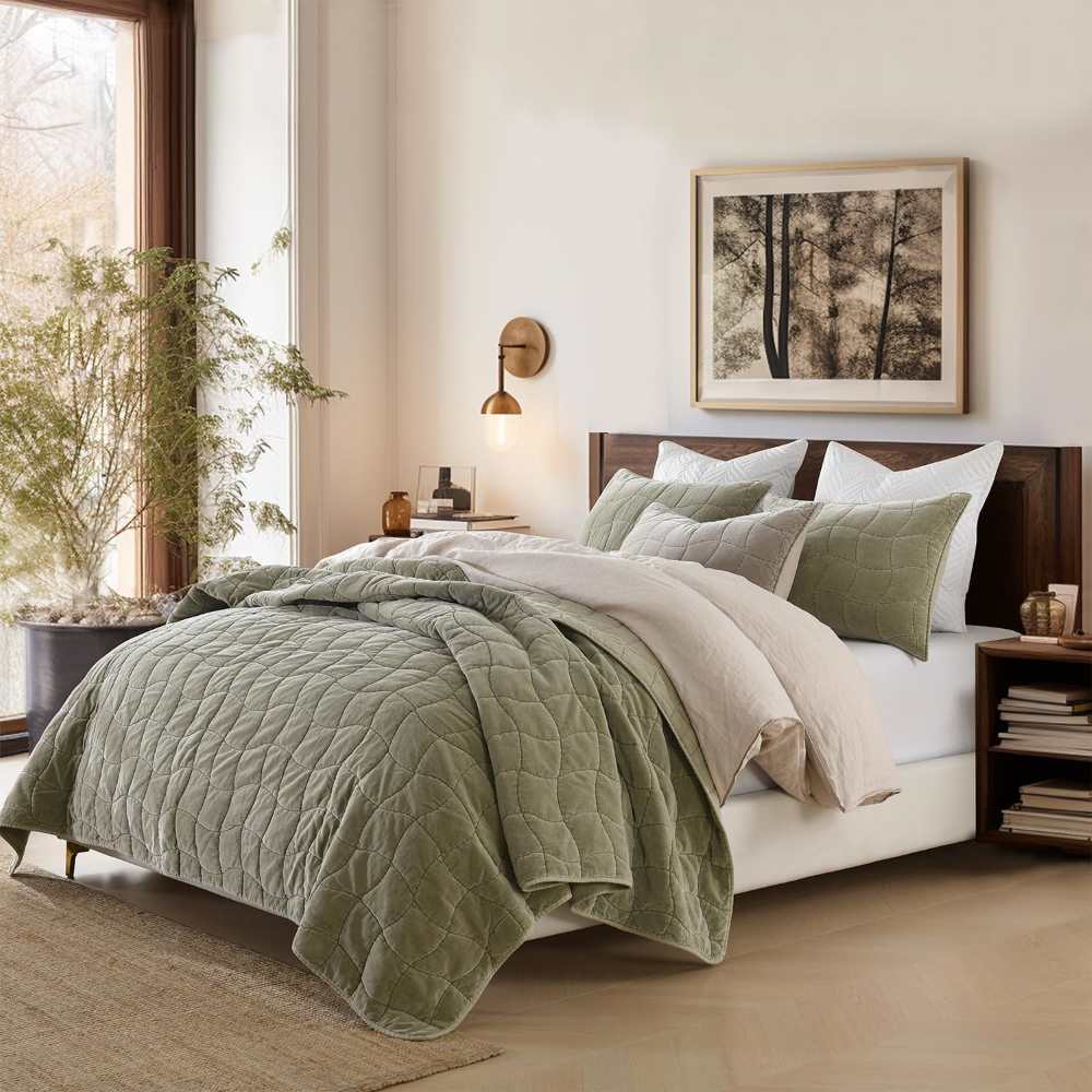 Cotton Velvet Cloud Quilt – HORIMOTE HOME